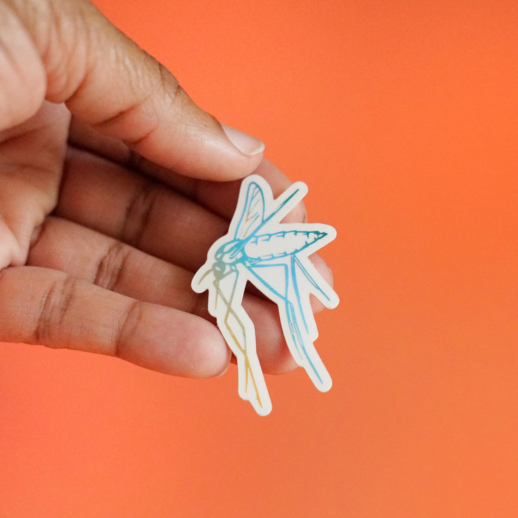Colorful Mosquito Sticker – The Collective Shop