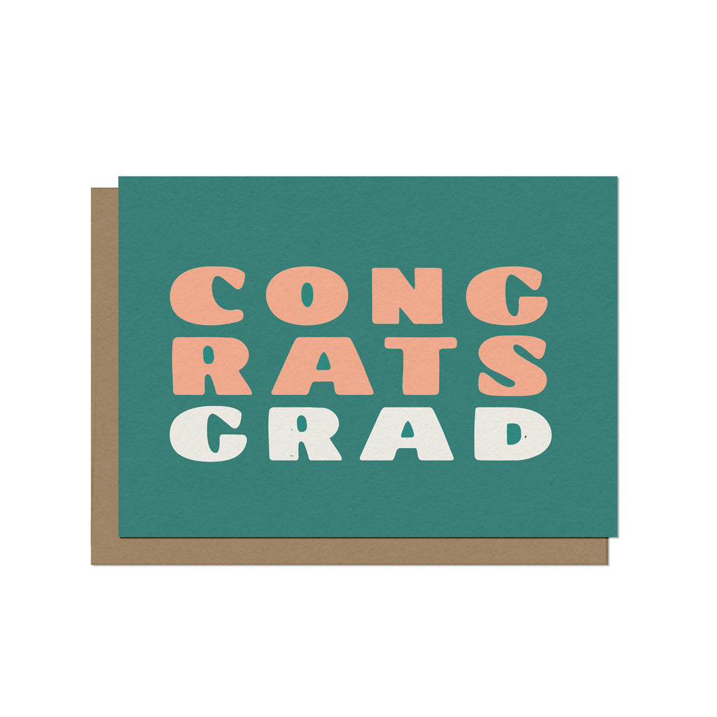 Bold Congrats Grad Dreams Card – The Collective Shop