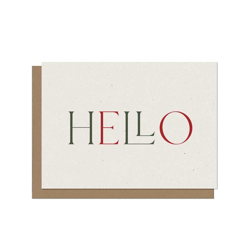 Hello Blank Holiday Card – The Collective Shop