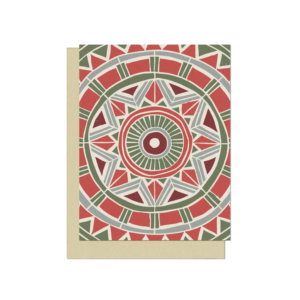 Holiday Circular Pattern | Blank Holiday Card – The Collective Shop