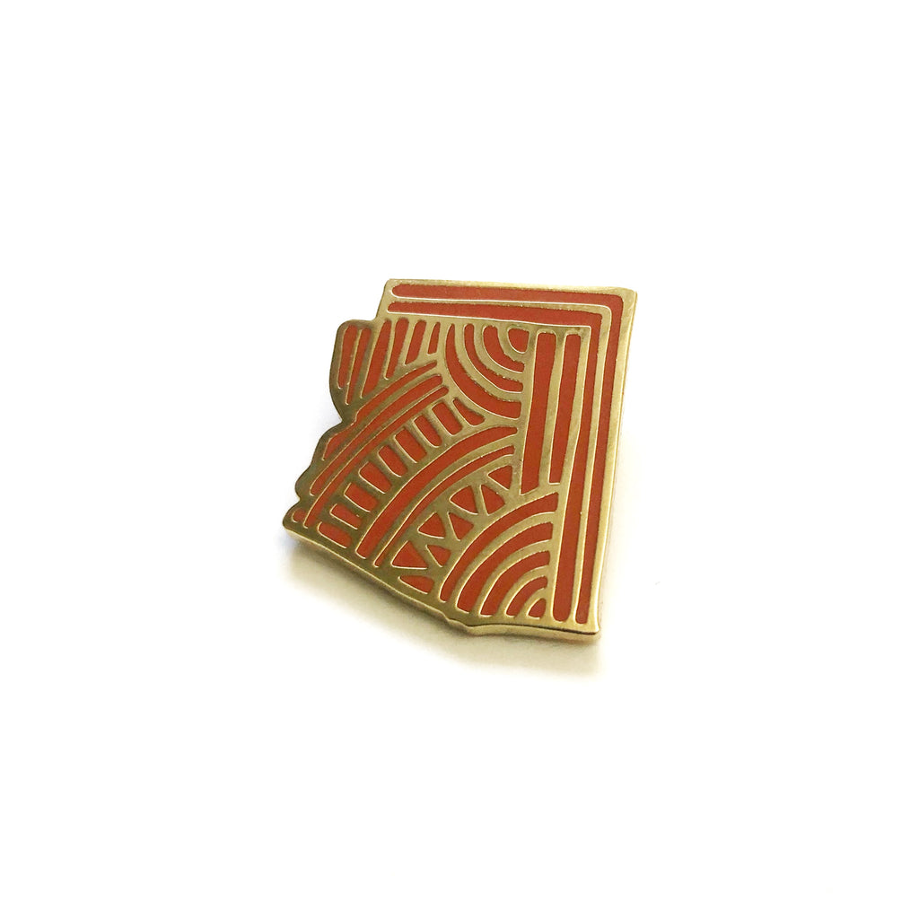Arizona State Hard Cloisonné Enamel Pin – The Collective Shop